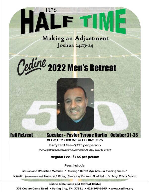 Men’s Retreat – Cedine Ministries